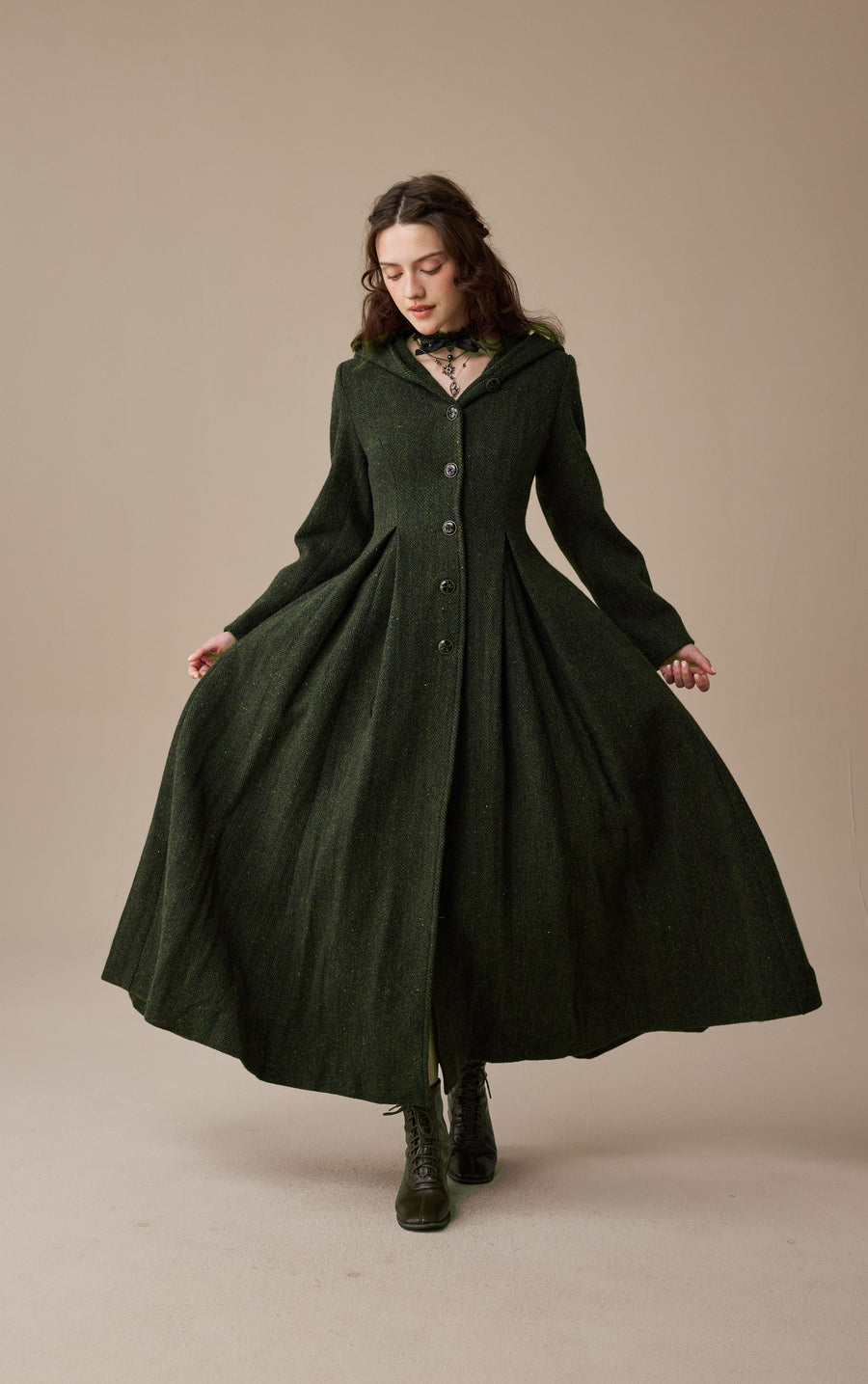 My Fair Lady 26 | Hooded Wool Coat – Linennaive
