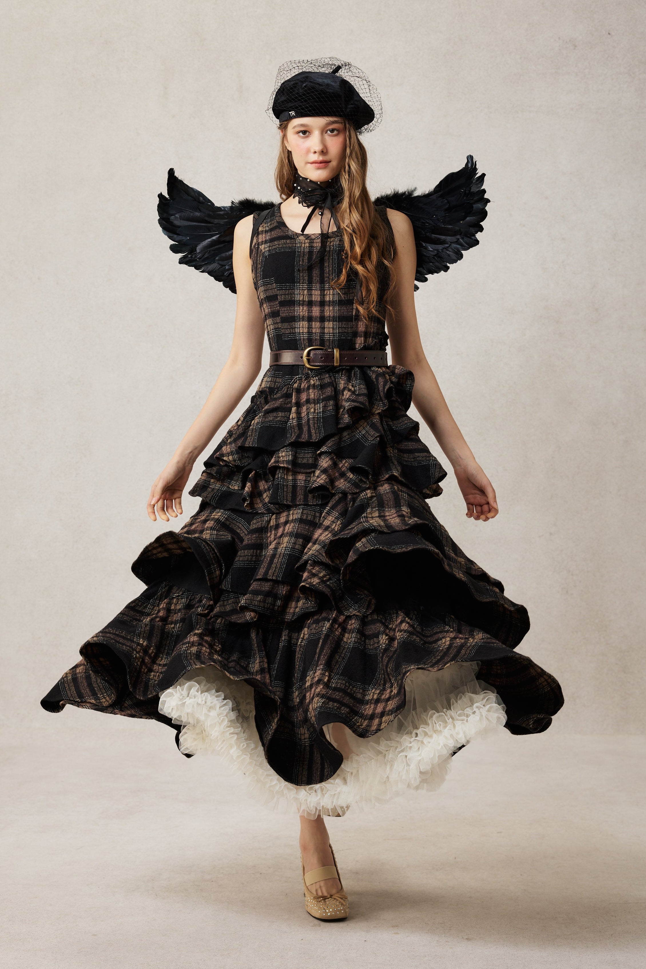 Offred 17 | 100% wool layered dress gown – Linennaive