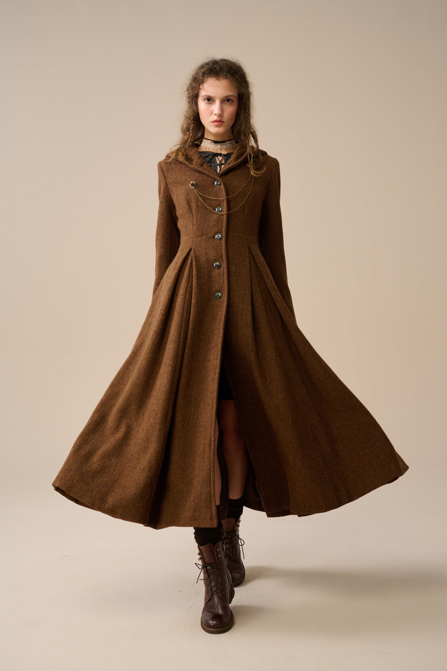 My Fair Lady 26 | Hooded Wool Coat – Linennaive