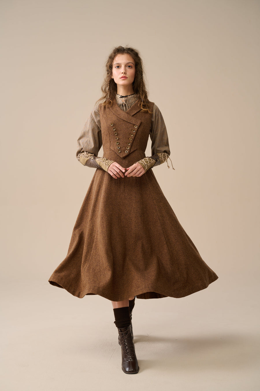 Helen 17| Vintage wool dress – Linennaive