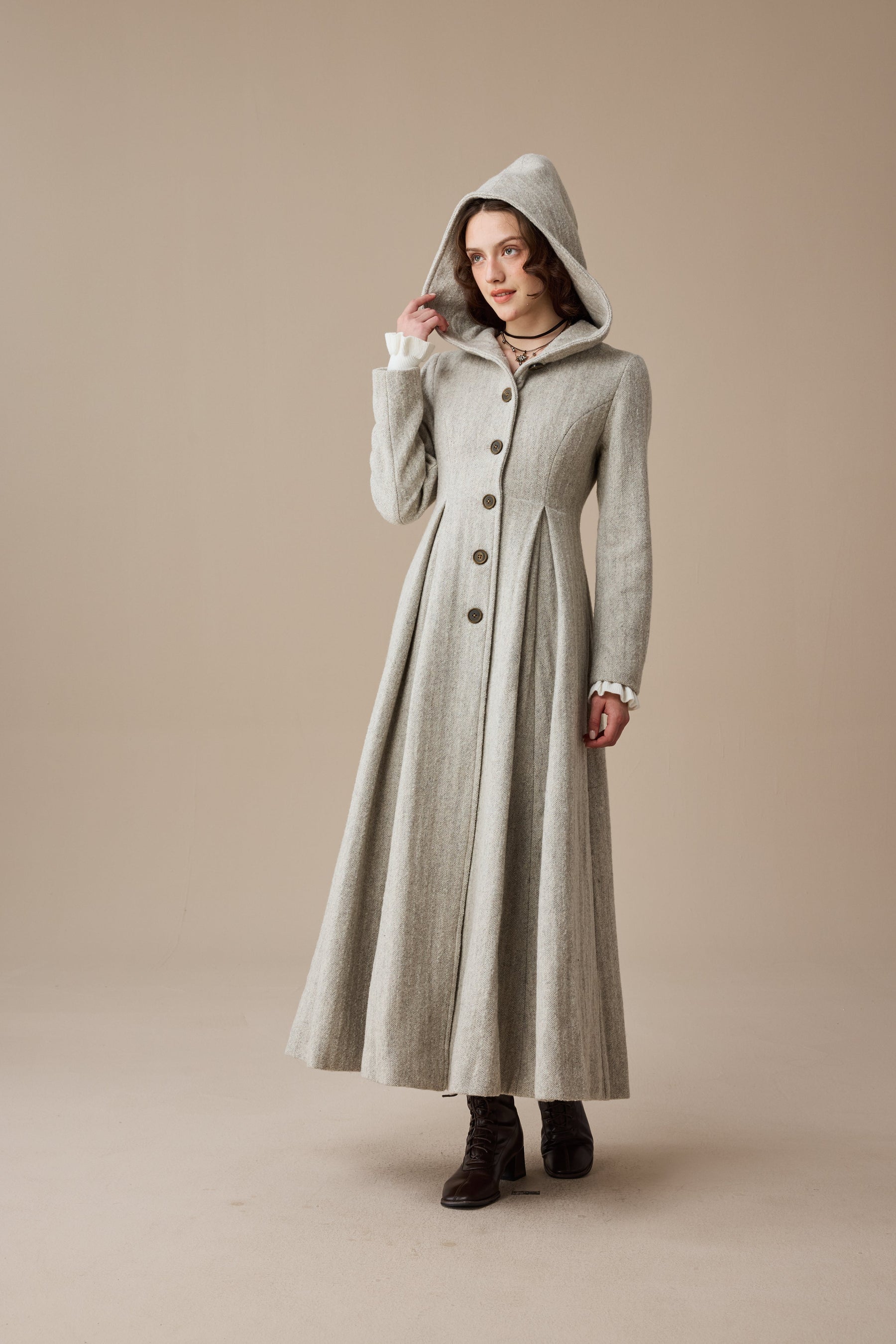 My Fair Lady 26 | Hooded Wool Coat – Linennaive