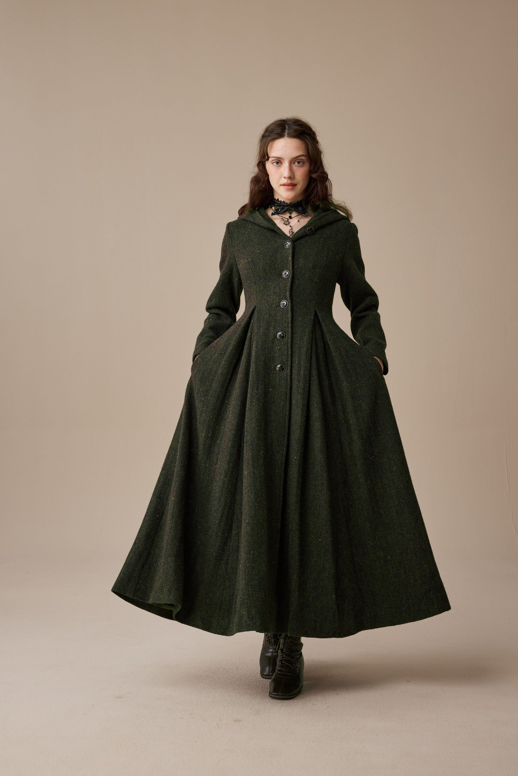 My Fair Lady 26 | Hooded Wool Coat – Linennaive