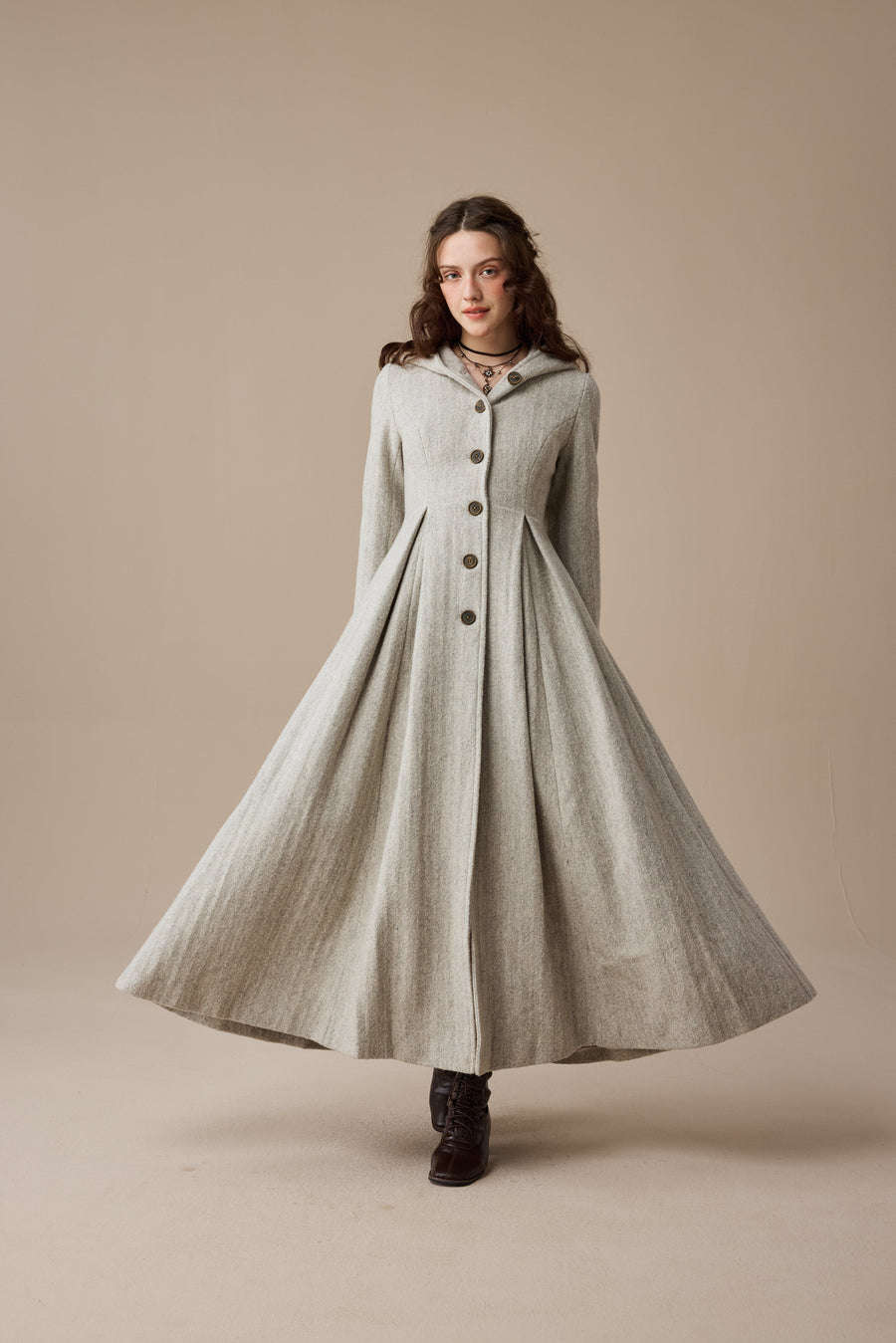 My Fair Lady 26 | Hooded Wool Coat – Linennaive