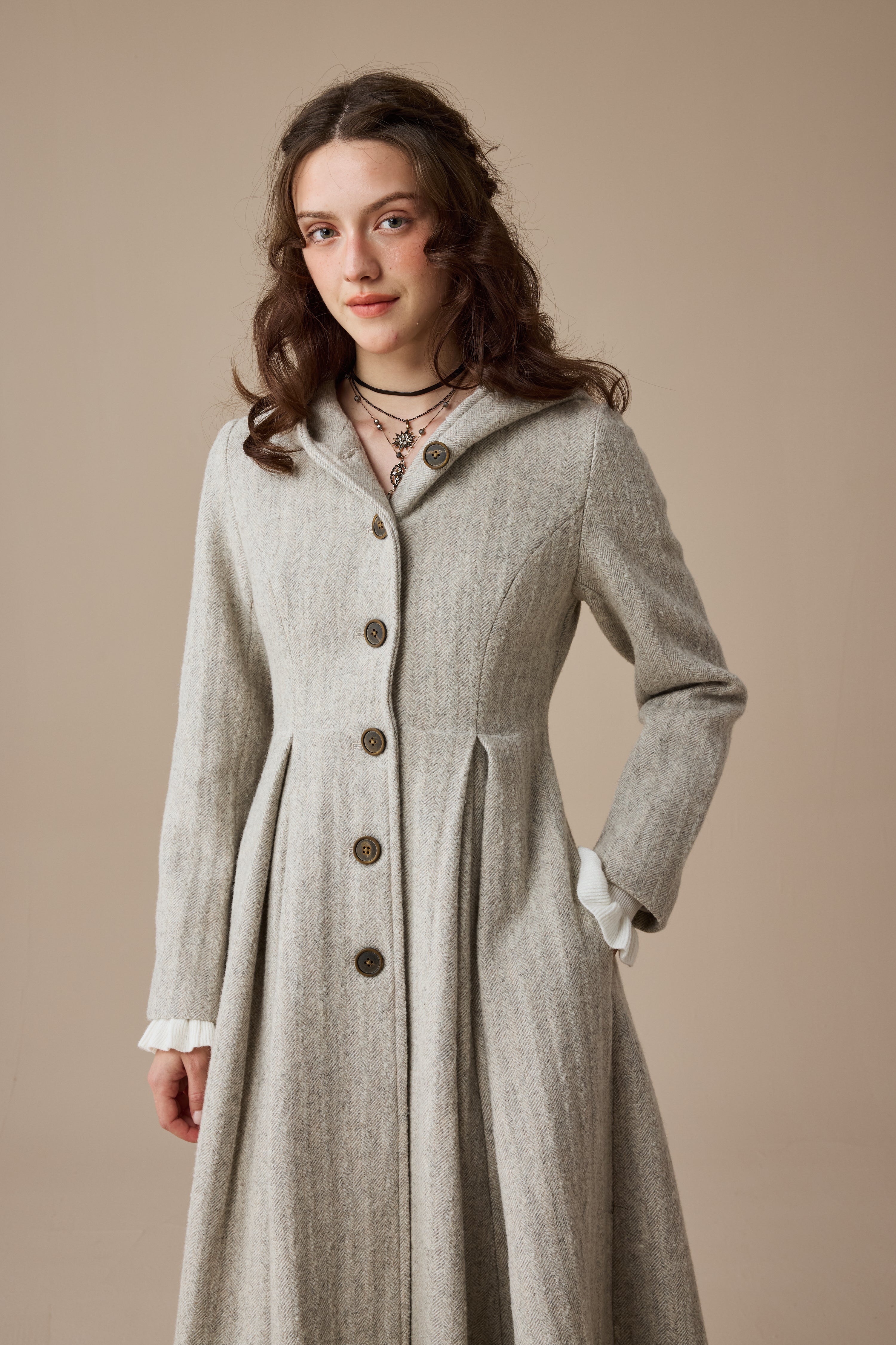 My Fair Lady 26 | Hooded Wool Coat – Linennaive
