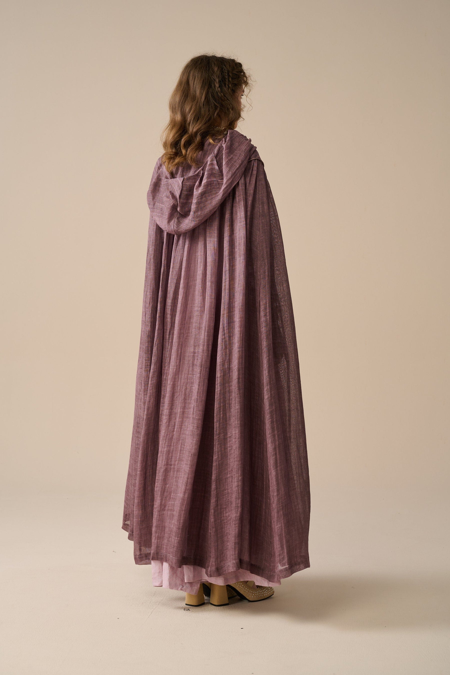 Venus 24 | Fairy Linen Hooded Cloak – Linennaive