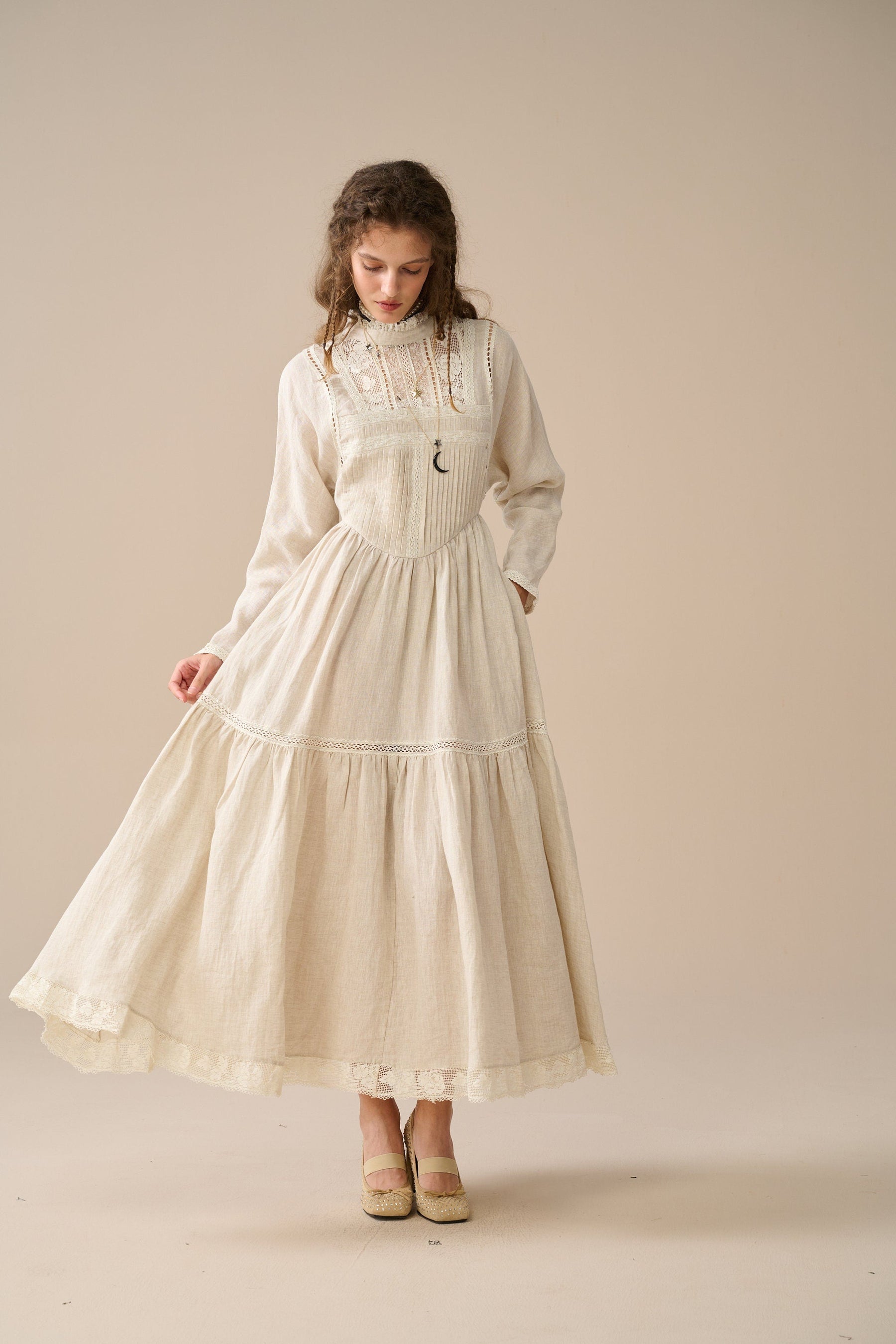 Beverly 31| victorian linen dress – Linennaive