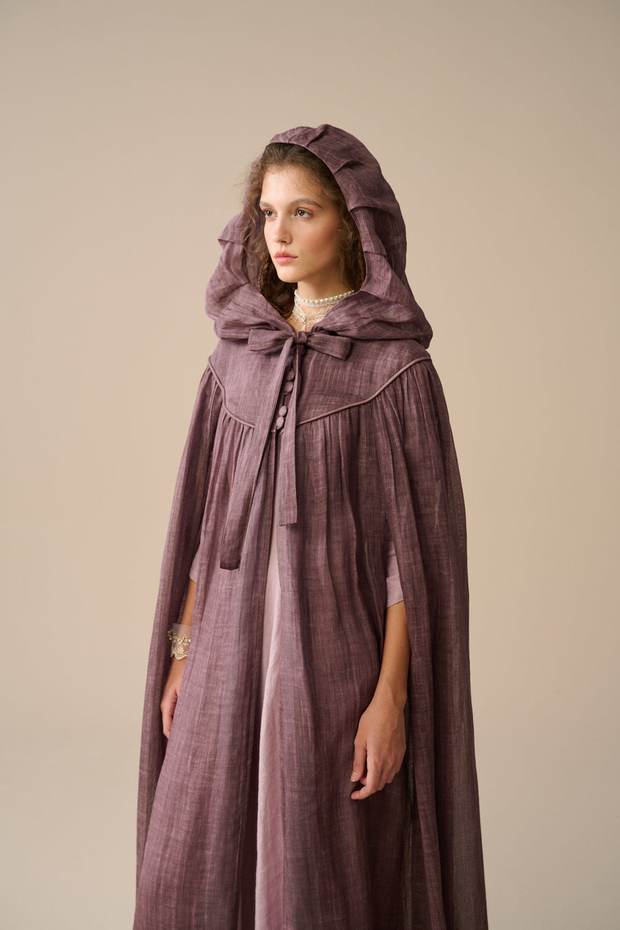 Venus 24 | Fairy Linen Hooded Cloak – Linennaive