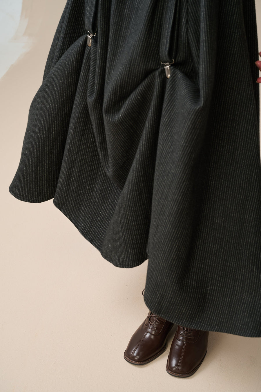 Cynthia 16 | Adjustable wool skirt – Linennaive