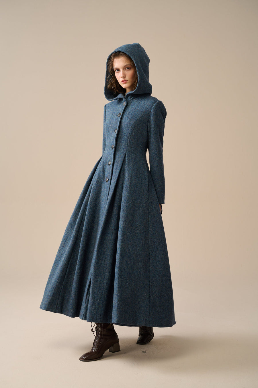 My Fair Lady 26 | Hooded Wool Coat – Linennaive