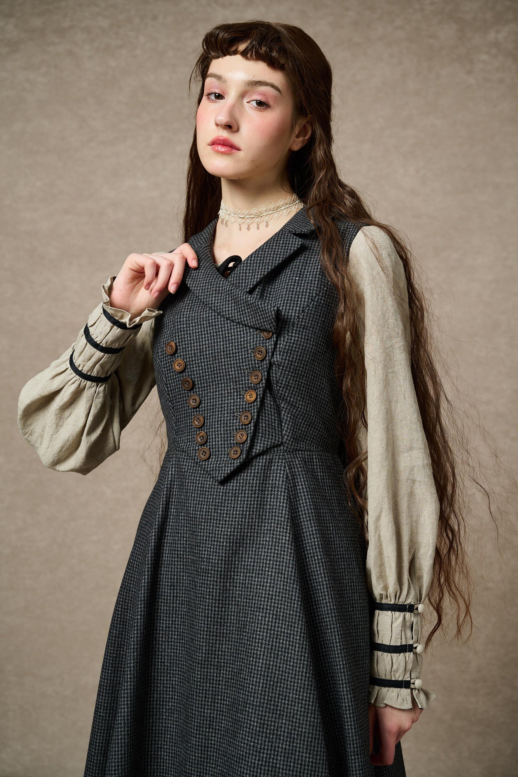 Helen 17| Vintage wool dress – Linennaive