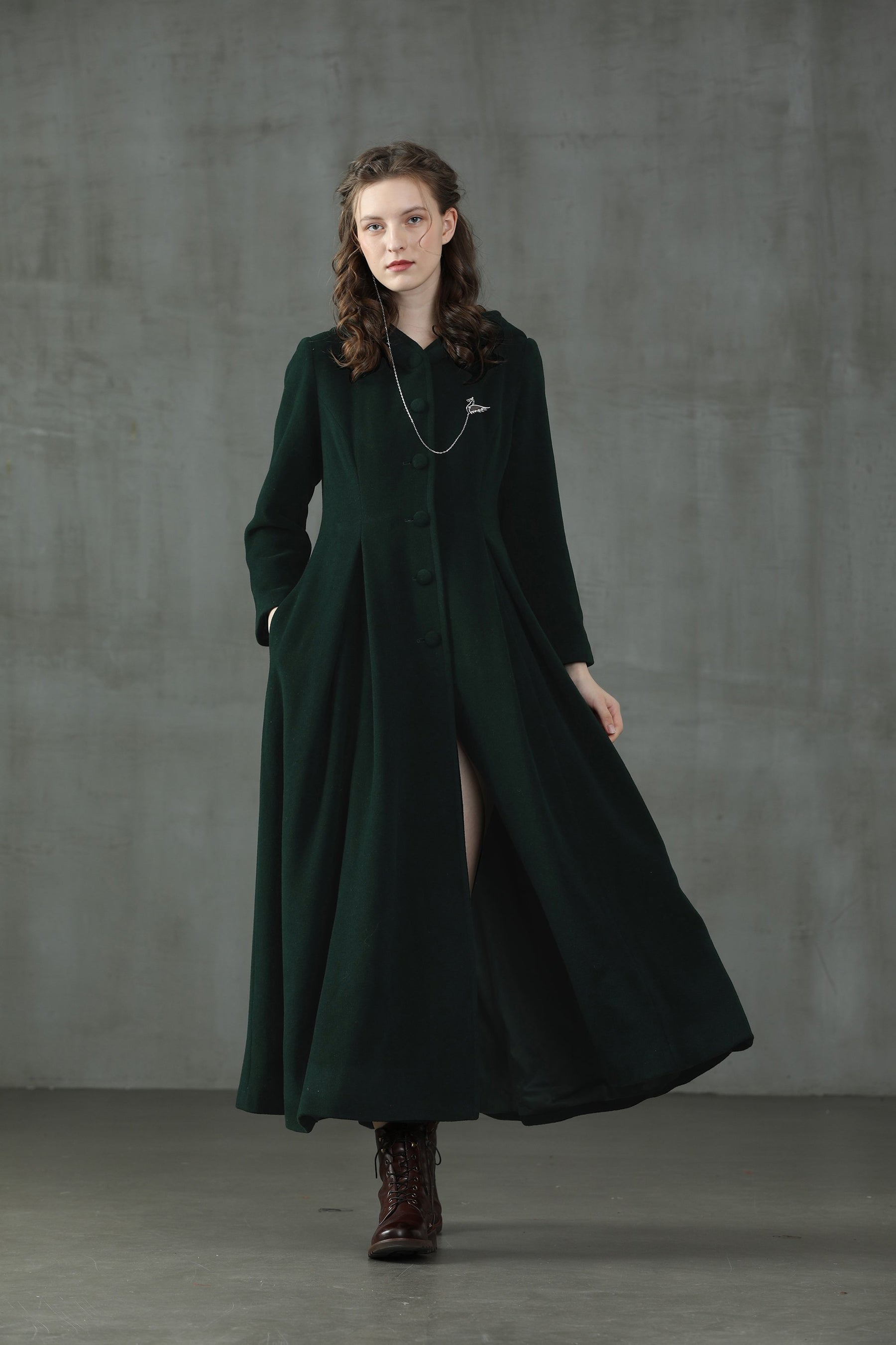 My Fair Lady 26 | Hooded Wool Coat – Linennaive