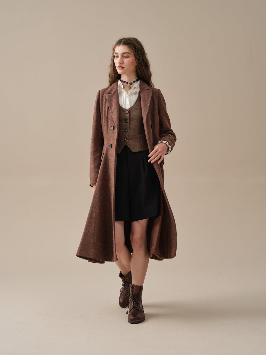 The Roman Holiday 17 | 100% wool classic coat – Linennaive